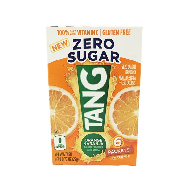 Tang Zero Sugar Drink Mix Packets Orange Flavor
